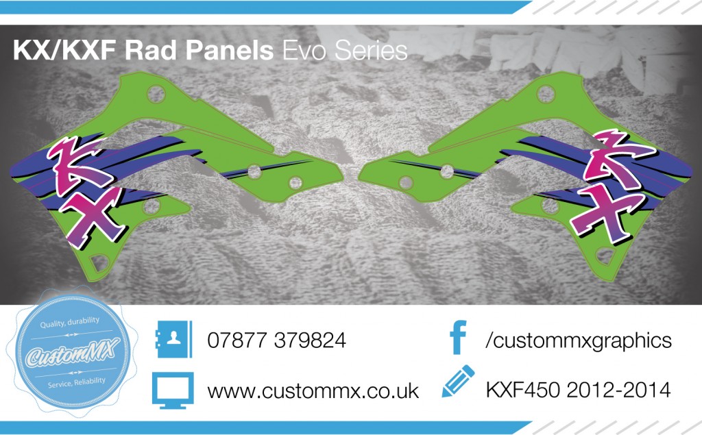 Rad Panel Graphics – Kawasaki KXF Evo Series – Custom MX – The Home Of ...