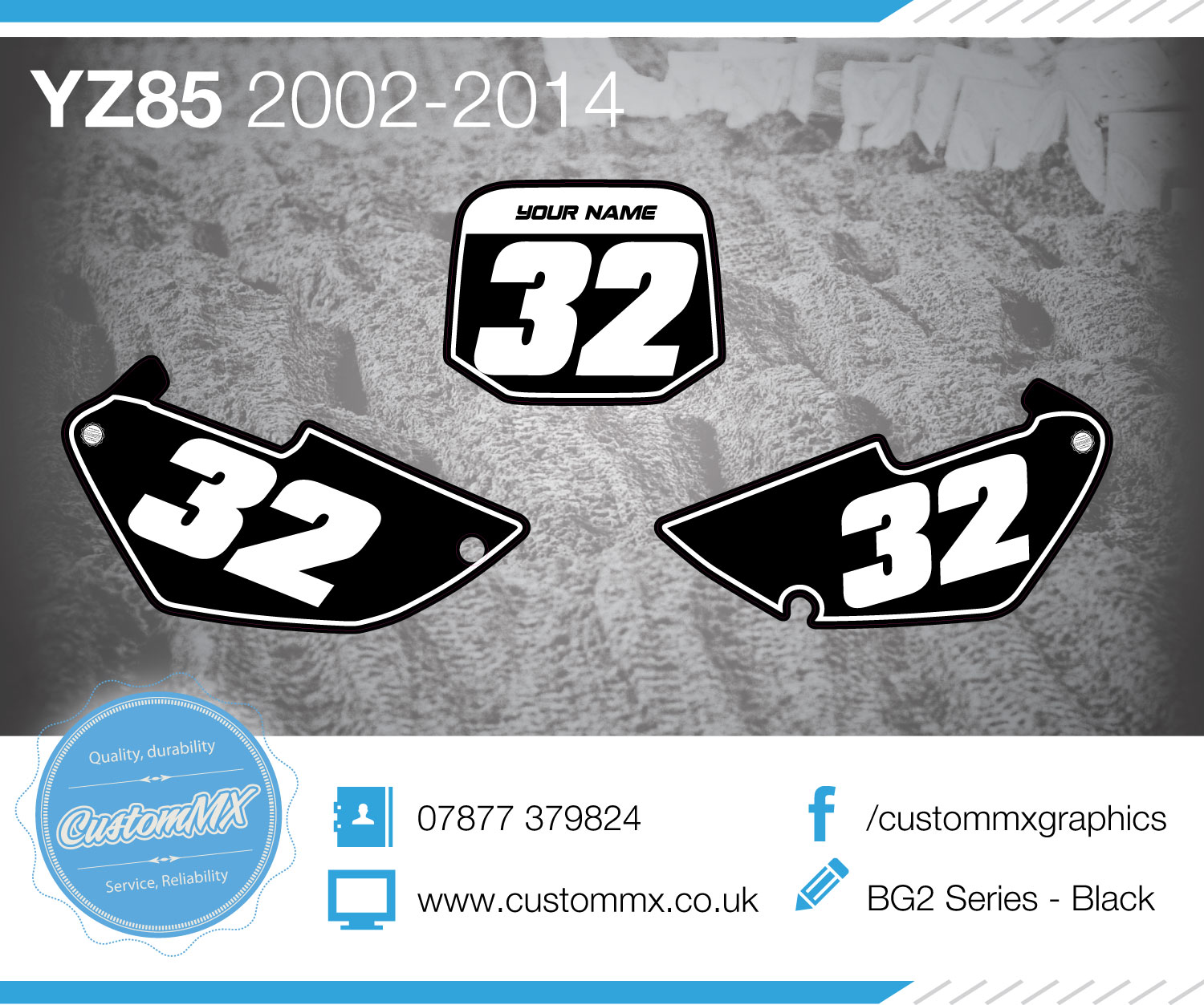 BG2 – Yamaha YZ85 2002-2014 Models – Custom MX – The Home Of Semi ...