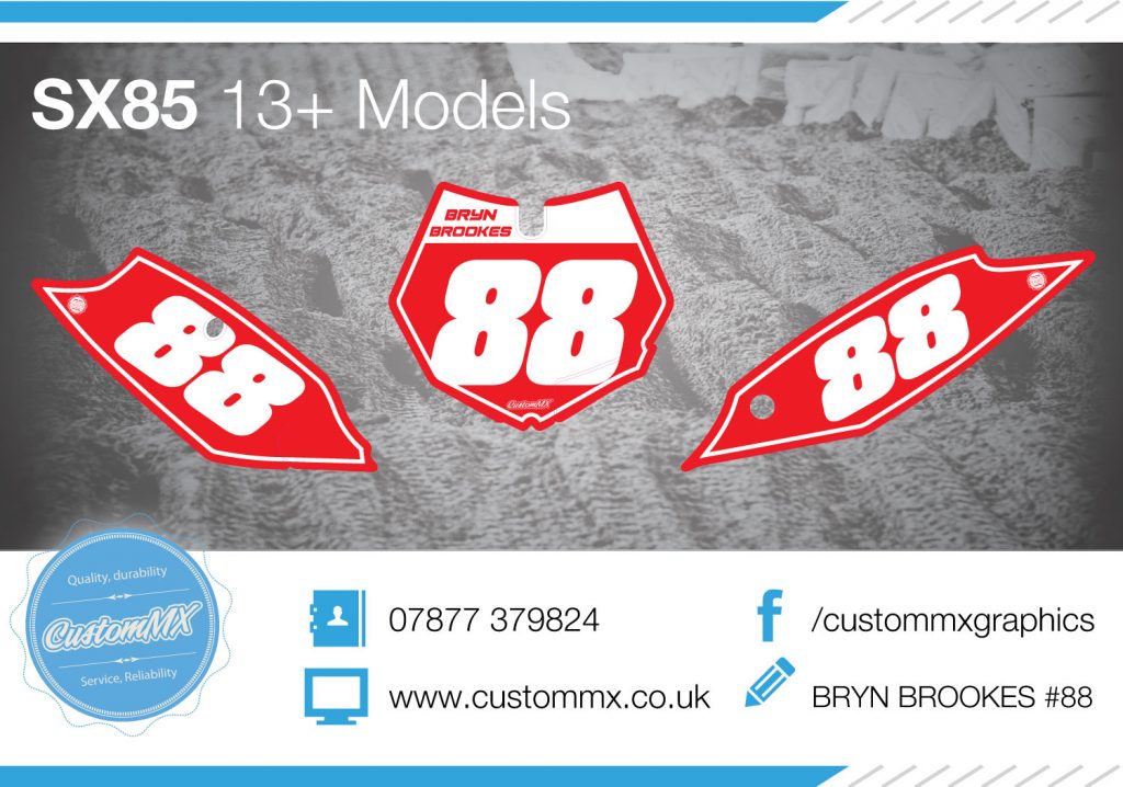BG2 – KTM SX85 Graphics Kit 2003-2017 Models – Custom MX – The Home Of ...