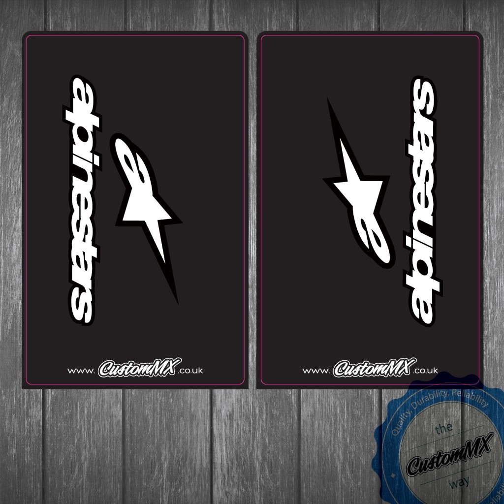 Upper Fork Stickers – Custom MX – The Home Of Semi-Custom Graphics