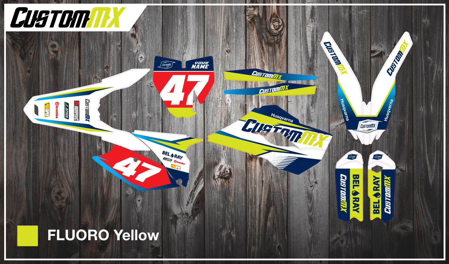 Streamline (w/Flo Yellow)- TC 85 2014-2018 Models – Custom MX – The ...