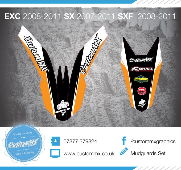 Mudguards – Custom MX – The Home Of Semi-Custom Graphics
