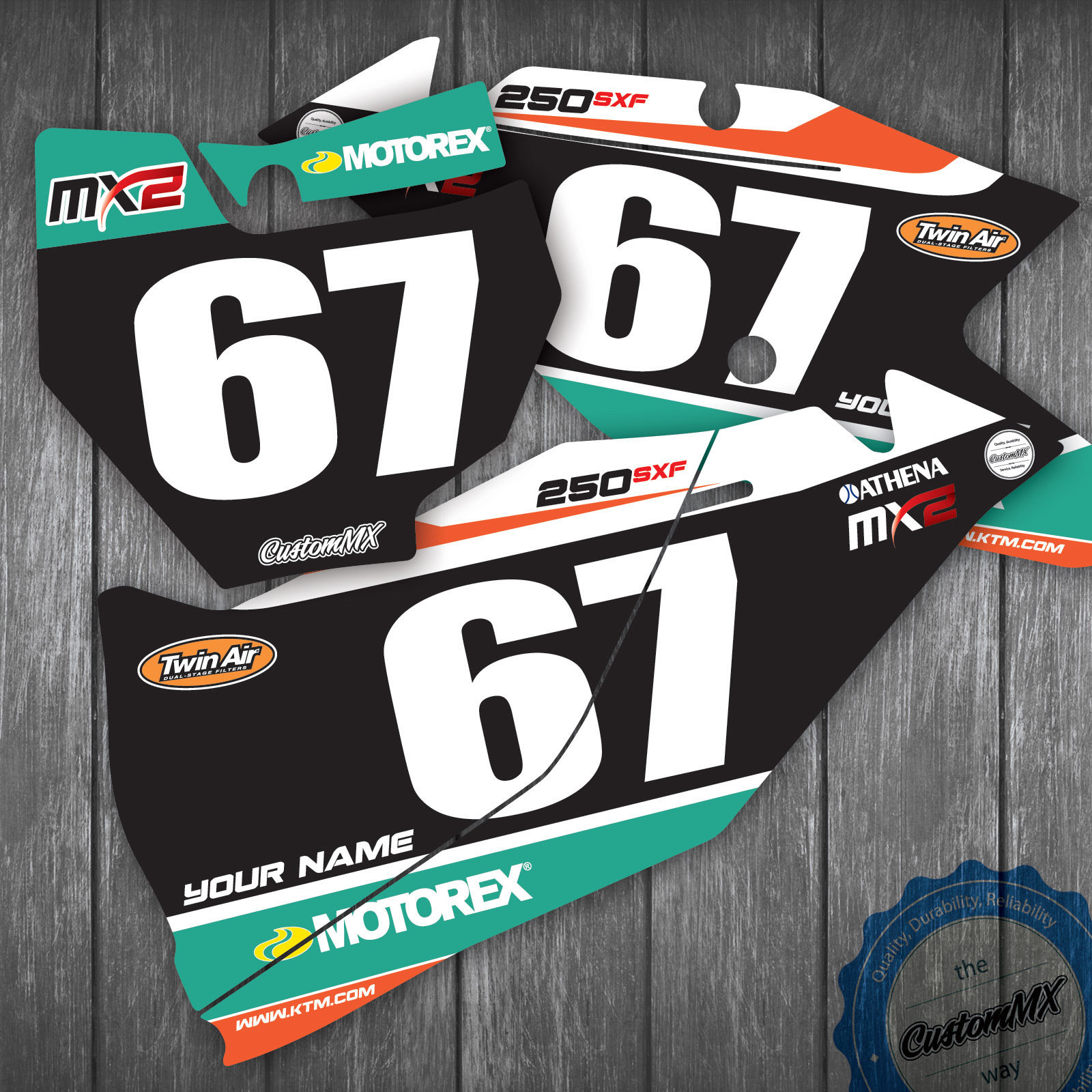 KTM – Custom MX – The Home Of Semi-Custom Graphics