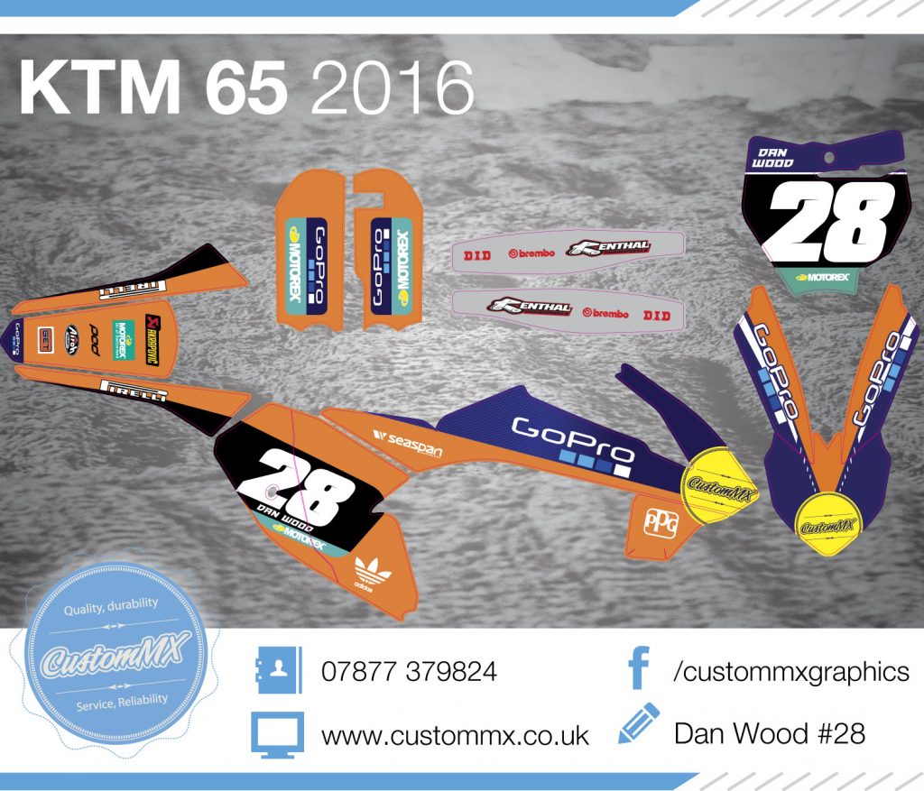 GoPro Inspired Series – KTM SX65 / SX50 Graphics 02-17 – Custom MX ...
