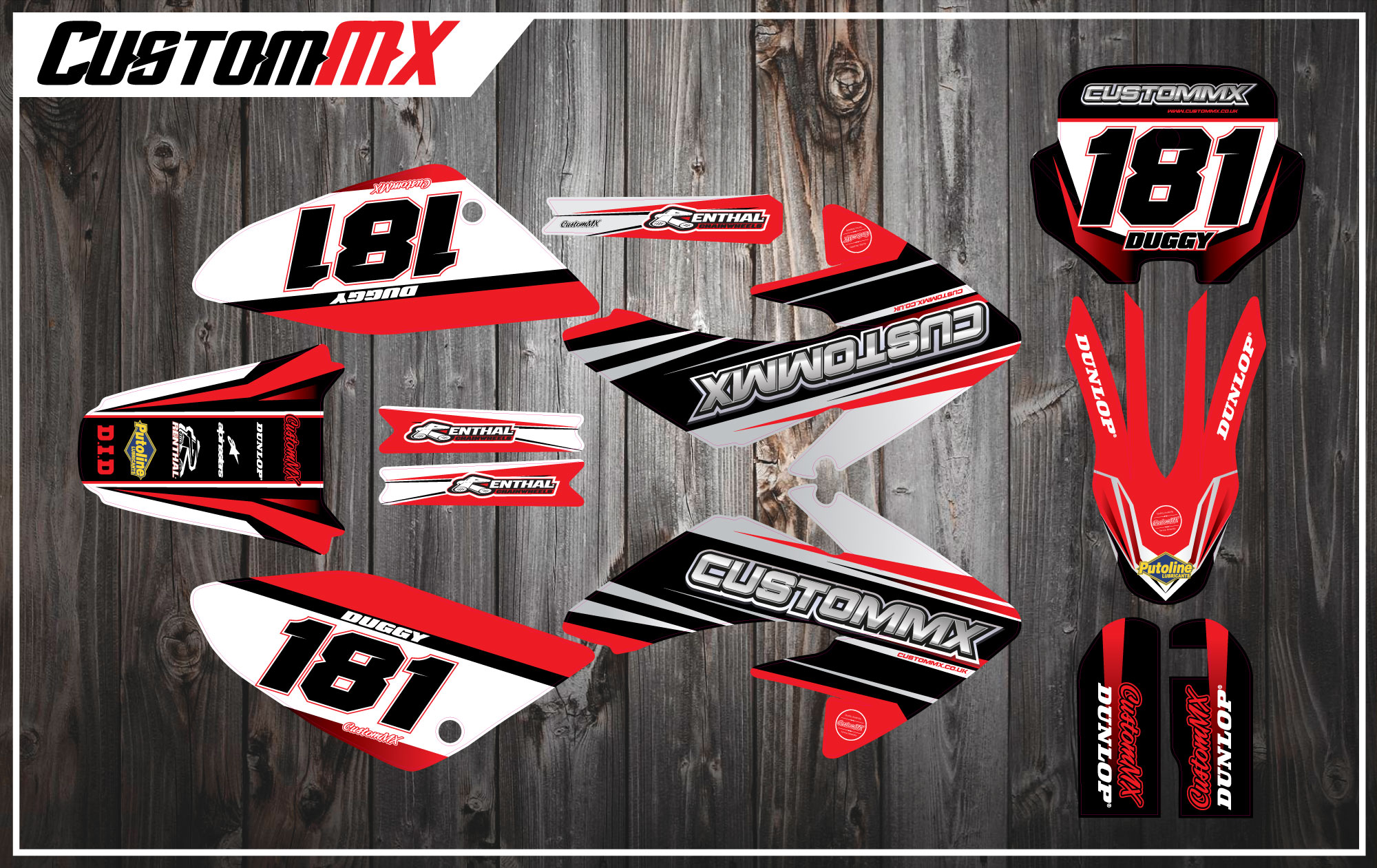 Pitbike Graphic Kits – Custom MX – The Home Of Semi-Custom Graphics