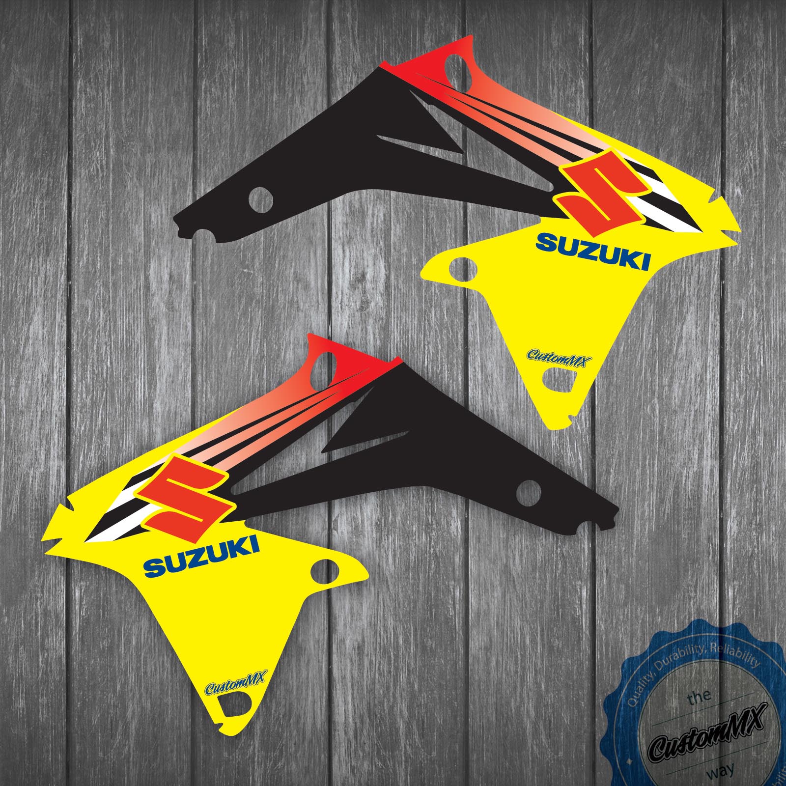 Rad Panel Graphics – Suzuki RM/RMZ Models – Custom MX – The Home Of ...