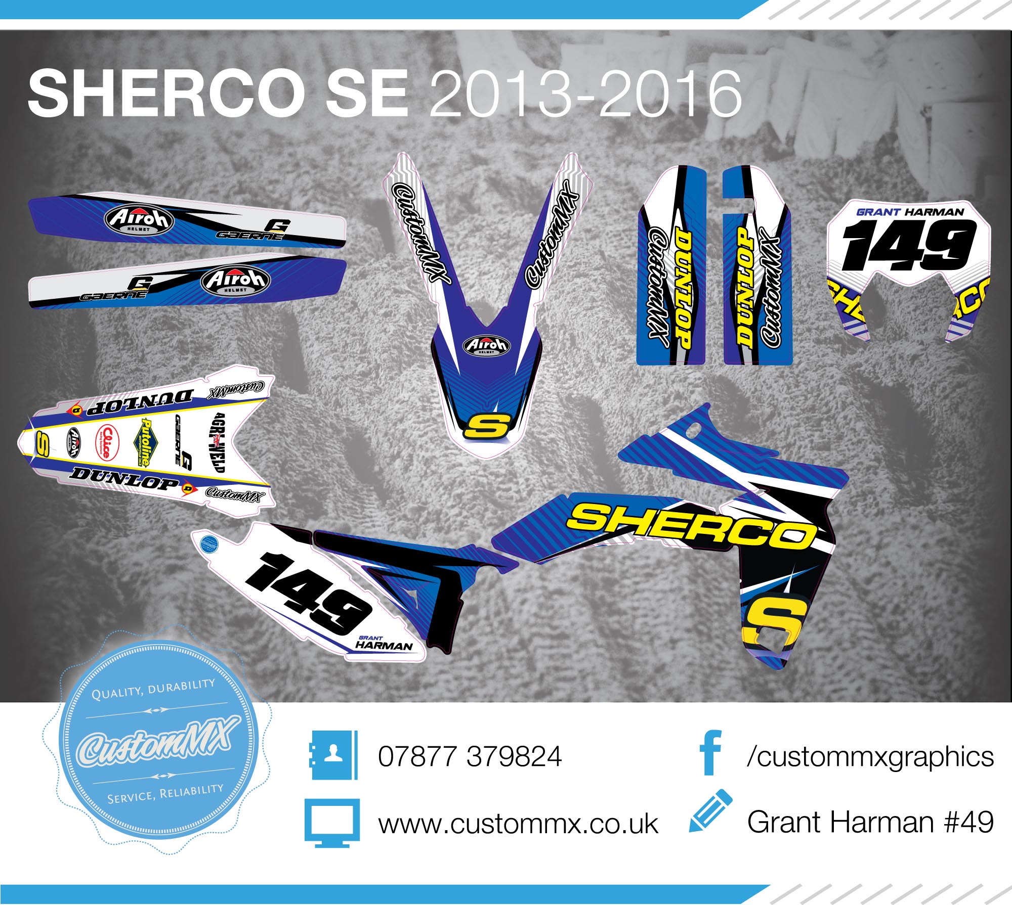 Sherco – Custom MX – The Home Of Semi-Custom Graphics