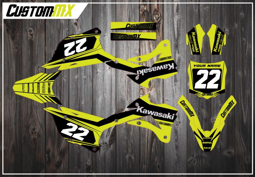 Fluoro Series – Kawasaki KX 85 Graphics 1998-Current – Custom MX – The ...