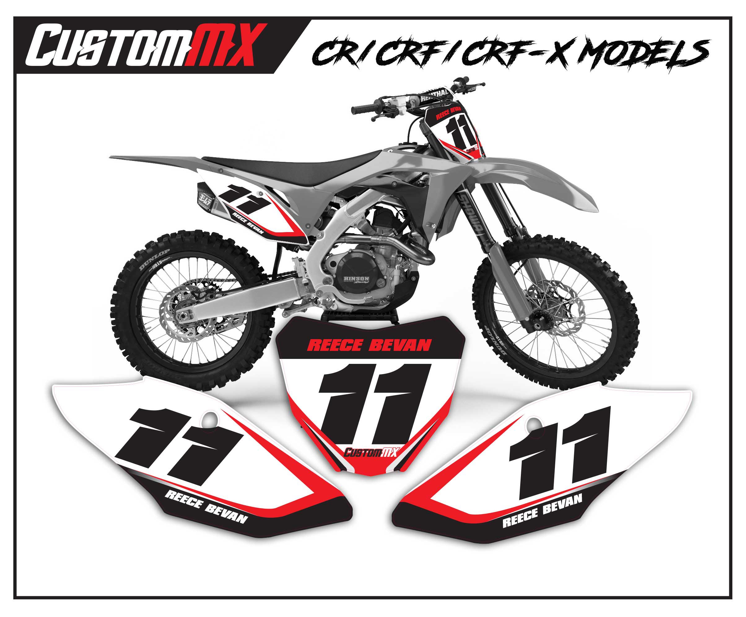 Accelerate Series – CR CRF Backgrounds Kit – Custom MX – The Home Of ...