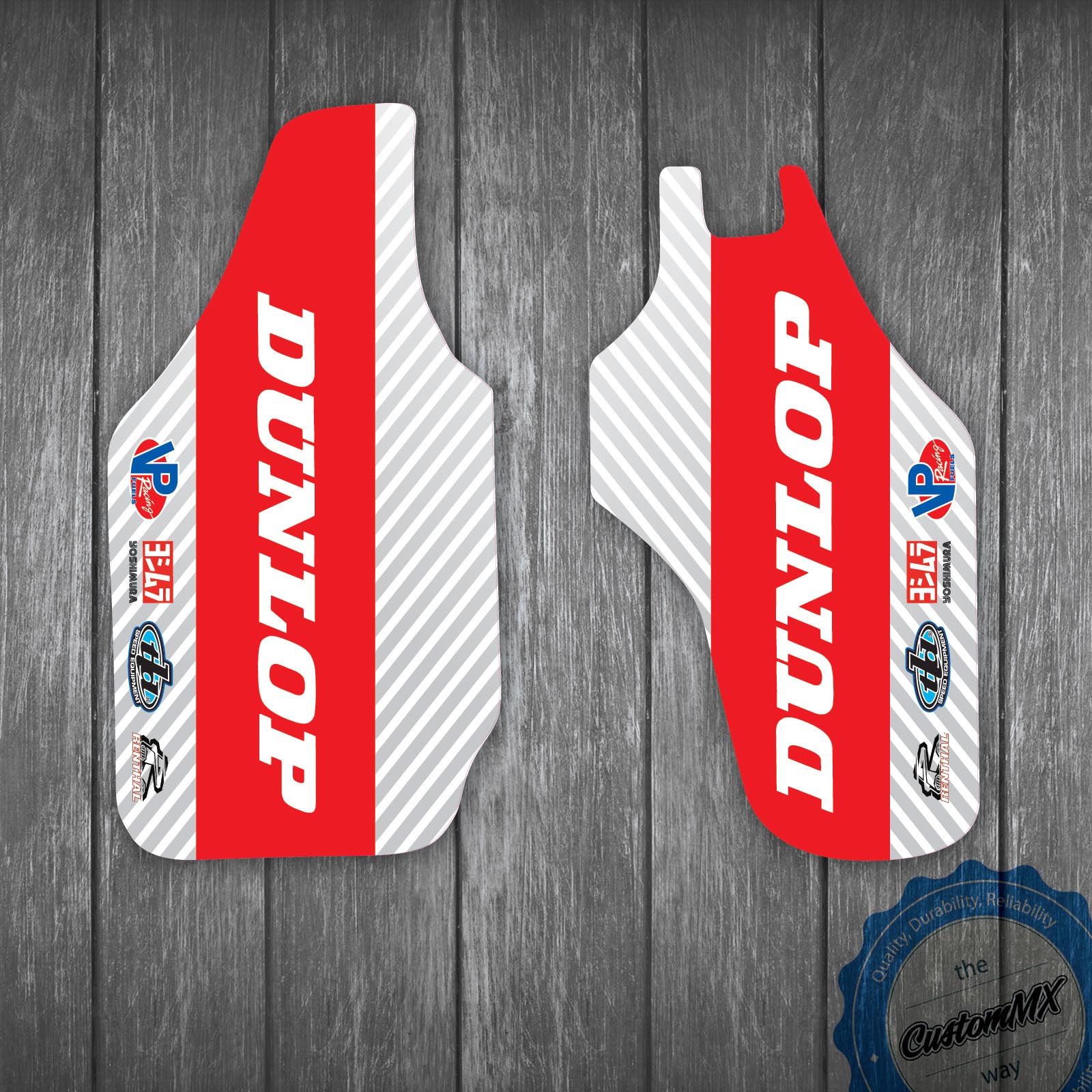 Lower Fork Stickers – Custom MX – The Home Of Semi-Custom Graphics