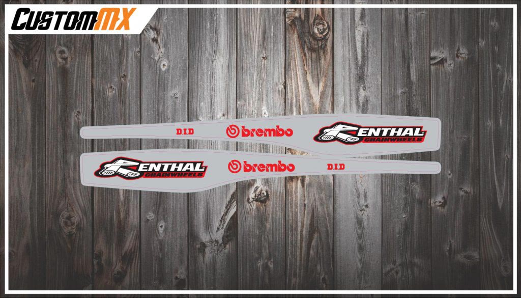 KTM Swingarm Stickers (Grey) – Custom MX – The Home Of Semi-Custom Graphics