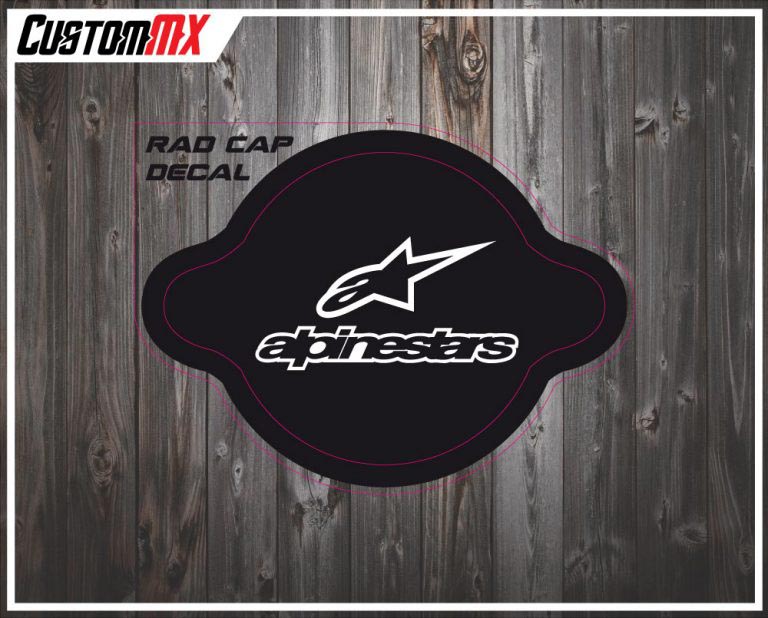Alpinestars: Rad Cap Decal – Custom MX – The Home Of Semi-Custom Graphics
