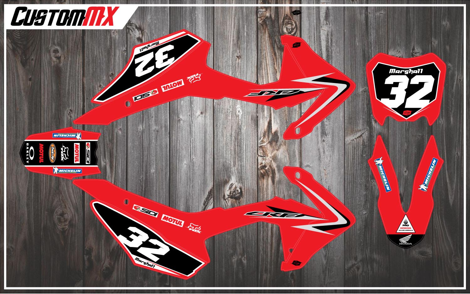 Pitbike Graphic Kits – Custom MX – The Home Of Semi-Custom Graphics
