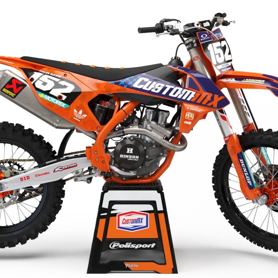 GoBlack Series (w/ Fasthouse) – KTM SX/SXF/EXC/EXC-F Graphics Kit ...
