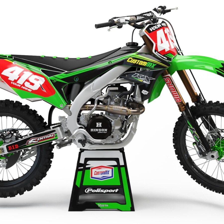 Attack Series – Kawasaki KX/KXF Graphics Kit – Custom MX – The Home Of ...