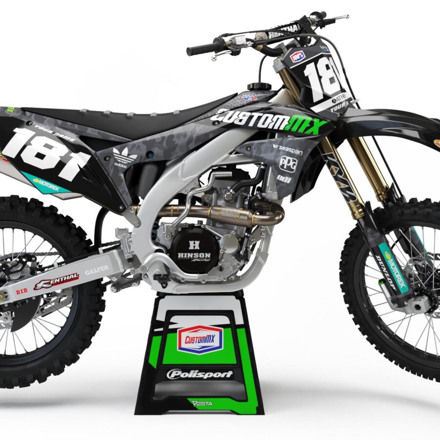 Camo (Green)- Kawasaki KX/KXF Graphics Kit – Custom MX – The Home Of ...