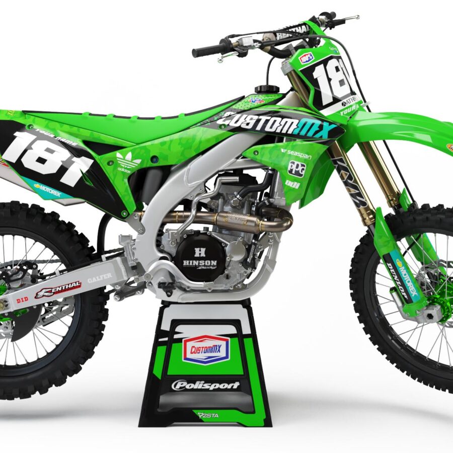 Retro – Kawasaki KX/KXF Graphics Kit – Custom MX – The Home Of Semi ...