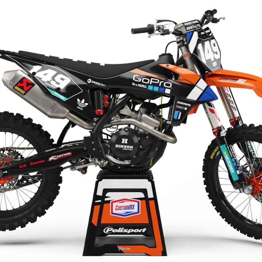 GoBlack Series (w/ Fasthouse) – KTM SX/SXF/EXC/EXC-F Graphics Kit ...