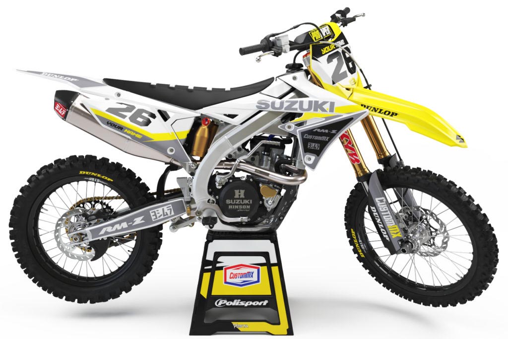 GRANITE Series – Suzuki RM / RMZ Graphics Kit – Custom MX – The Home Of ...