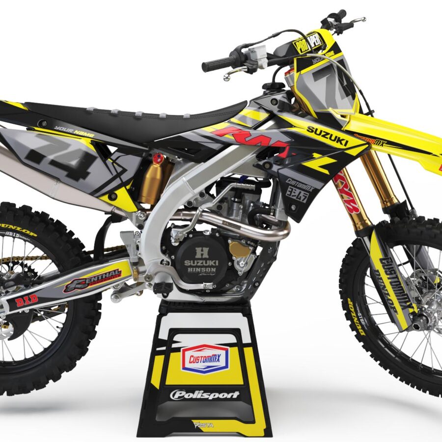 EDGE (Greyscale) Series – Suzuki RM / RMZ Graphics Kit – Custom MX ...