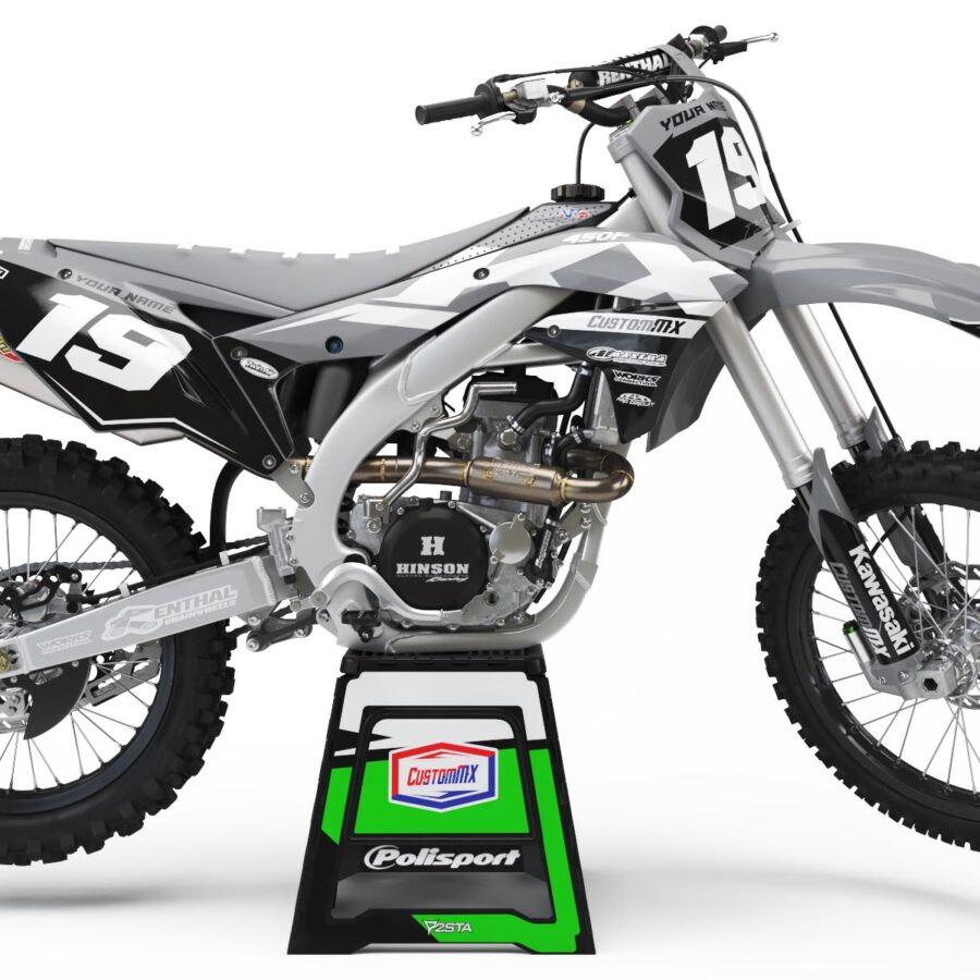 Splice (Teal) Series – Kawasaki KX/KXF Graphics Kit – Custom MX – The ...
