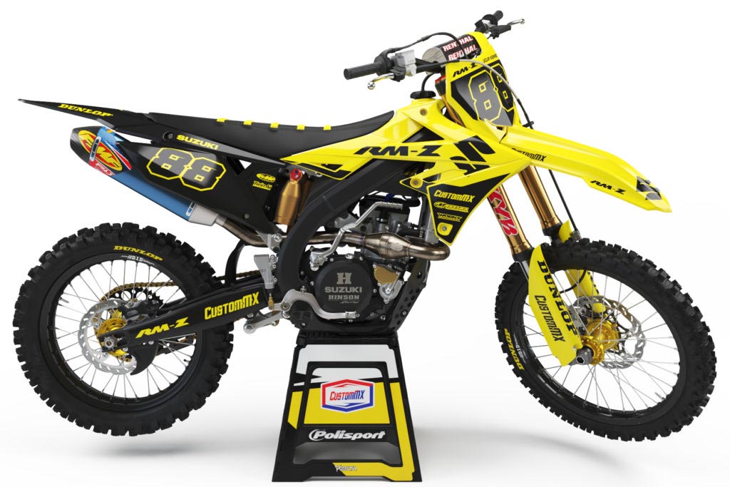 Simple Series – Suzuki RM / RMZ Graphics Kit – Custom MX – The Home Of ...