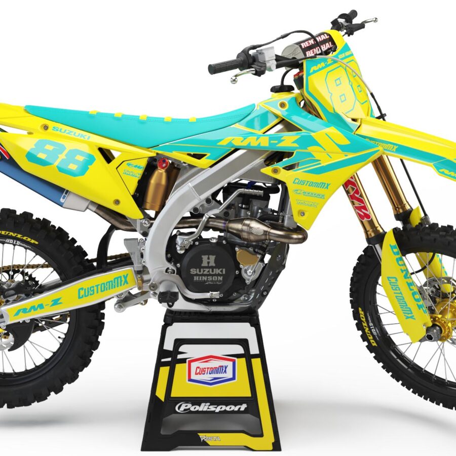Simple Series – Suzuki RM / RMZ Graphics Kit – Custom MX – The Home Of ...