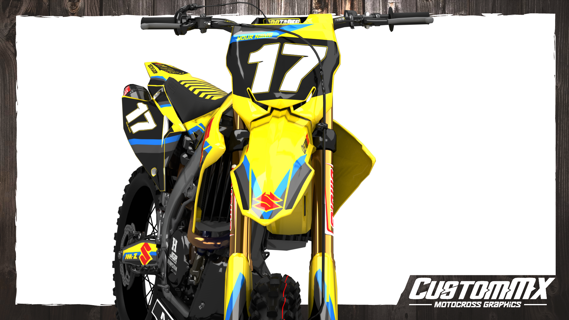 Moto Series – Suzuki RM / RMZ Graphics Kit – Custom MX – The Home Of ...