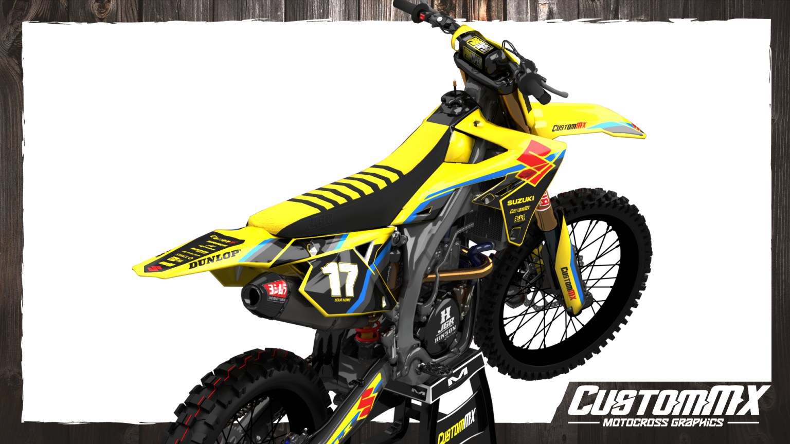 Moto Series – Suzuki RM / RMZ Graphics Kit – Custom MX – The Home Of ...