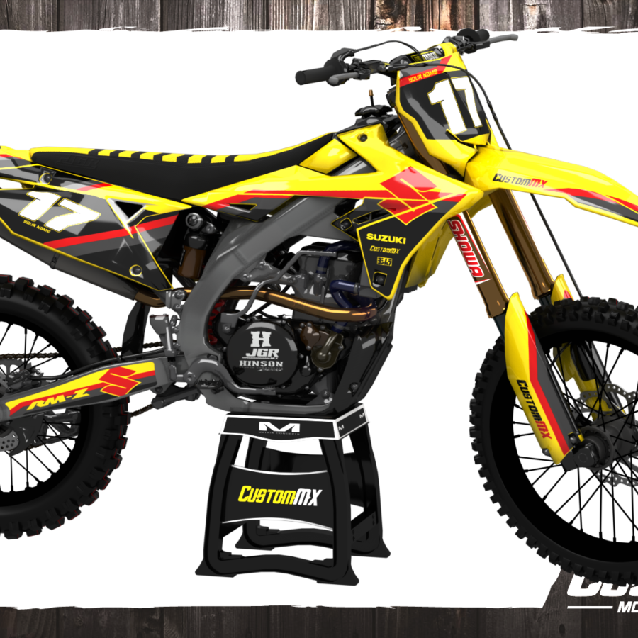 Retro Series – Suzuki RM / RMZ Graphics Kit – Custom MX – The Home Of ...