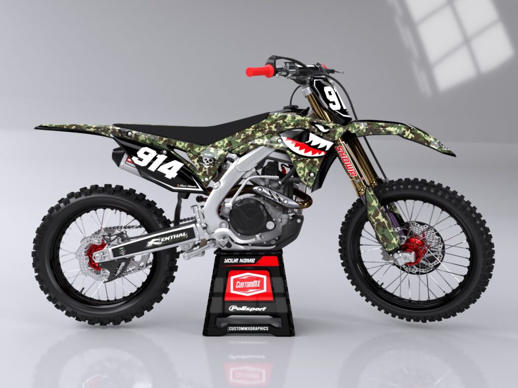 Military Series – Honda CR / CRF Graphics Kit – Custom MX – The Home Of ...