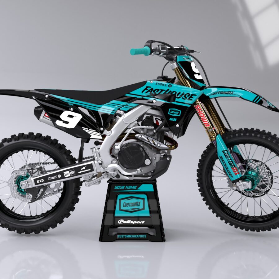 Beasty(BLUE) Series – Yamaha YZ/YZF/WR Graphics Kit – Custom MX – The ...