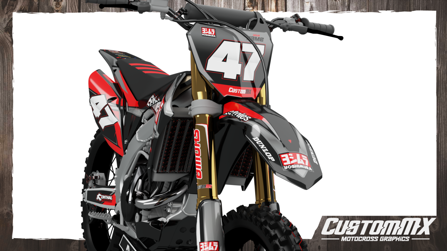 Screech Series – Honda CR / CRF Graphics Kit – Custom MX – The Home Of ...