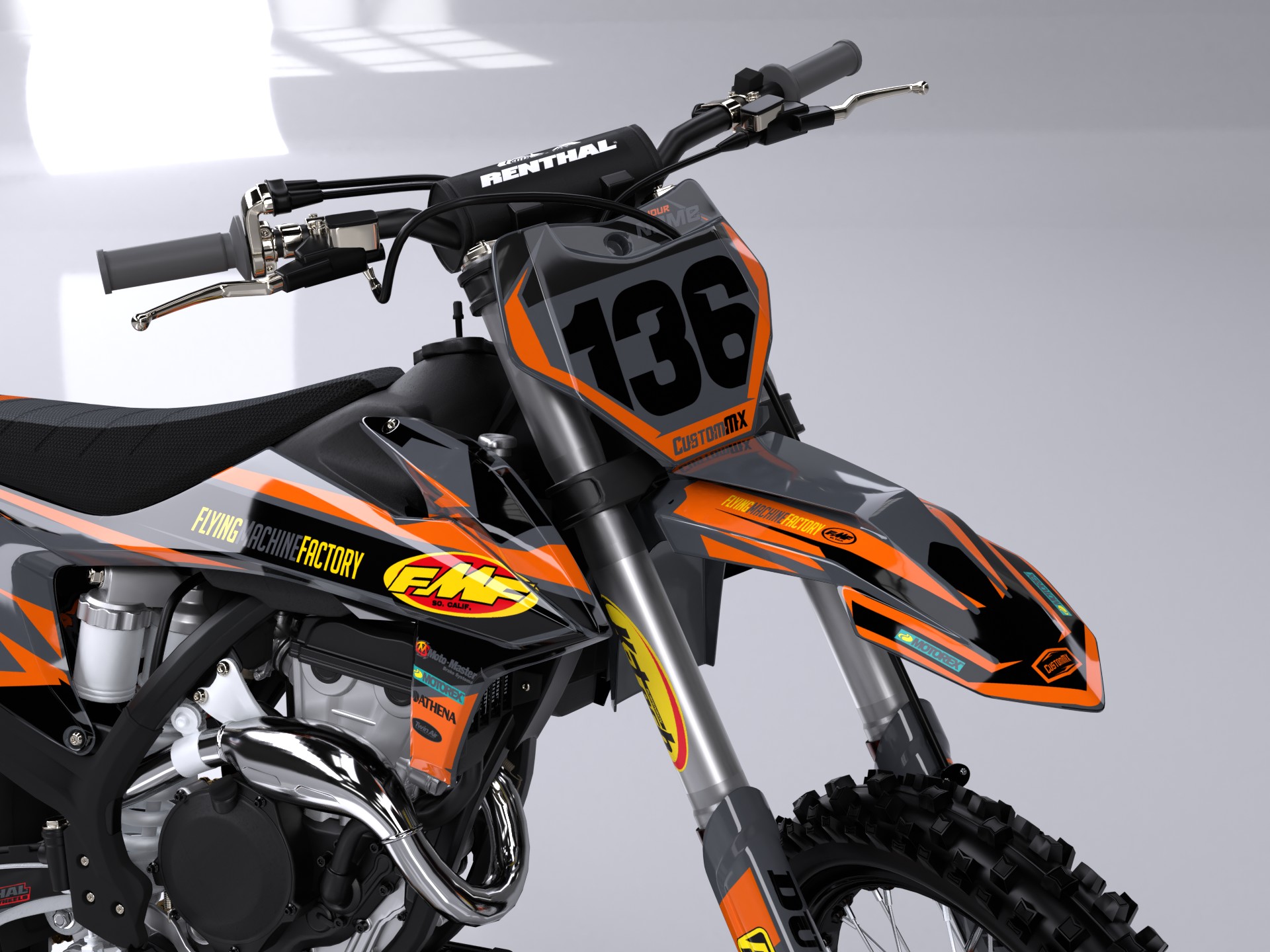 Comp (DK) SERIES – KTM SX/SXF/EXC/EXC-F Graphics Kit – Custom MX – The ...