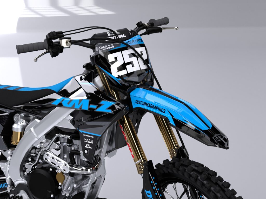 Beasty (CY) Series – Suzuki RM / RMZ Graphics Kit – Custom MX – The ...