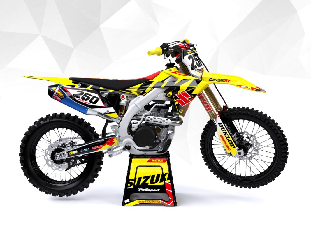 Flash Series – Suzuki RM / RMZ Graphics Kit – Custom MX – The Home Of ...