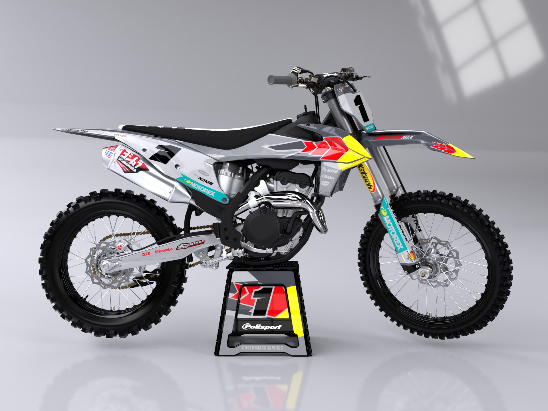 Factory ’20 Inspired(GREY) – KTM SX/SXF/EXC/EXC-F Graphics Kit – Custom ...