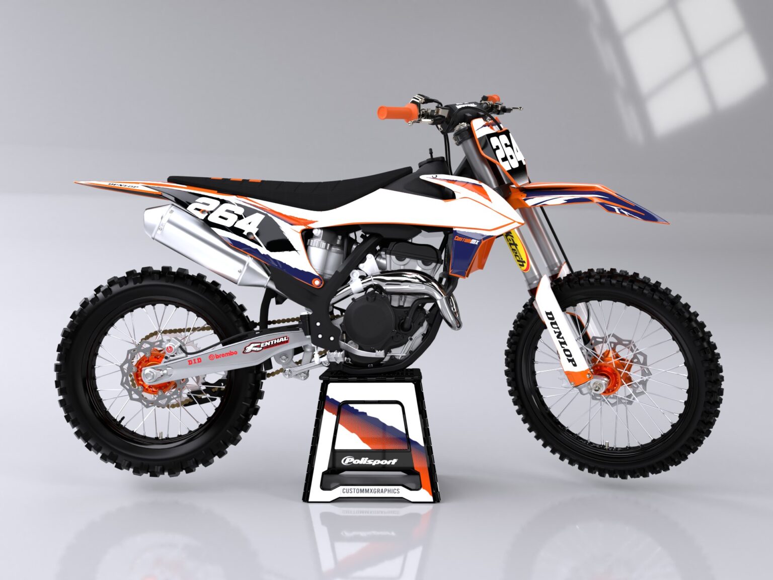 Retro – KTM SX/SXF/EXC/EXC-F Graphics Kit – Custom MX – The Home Of ...