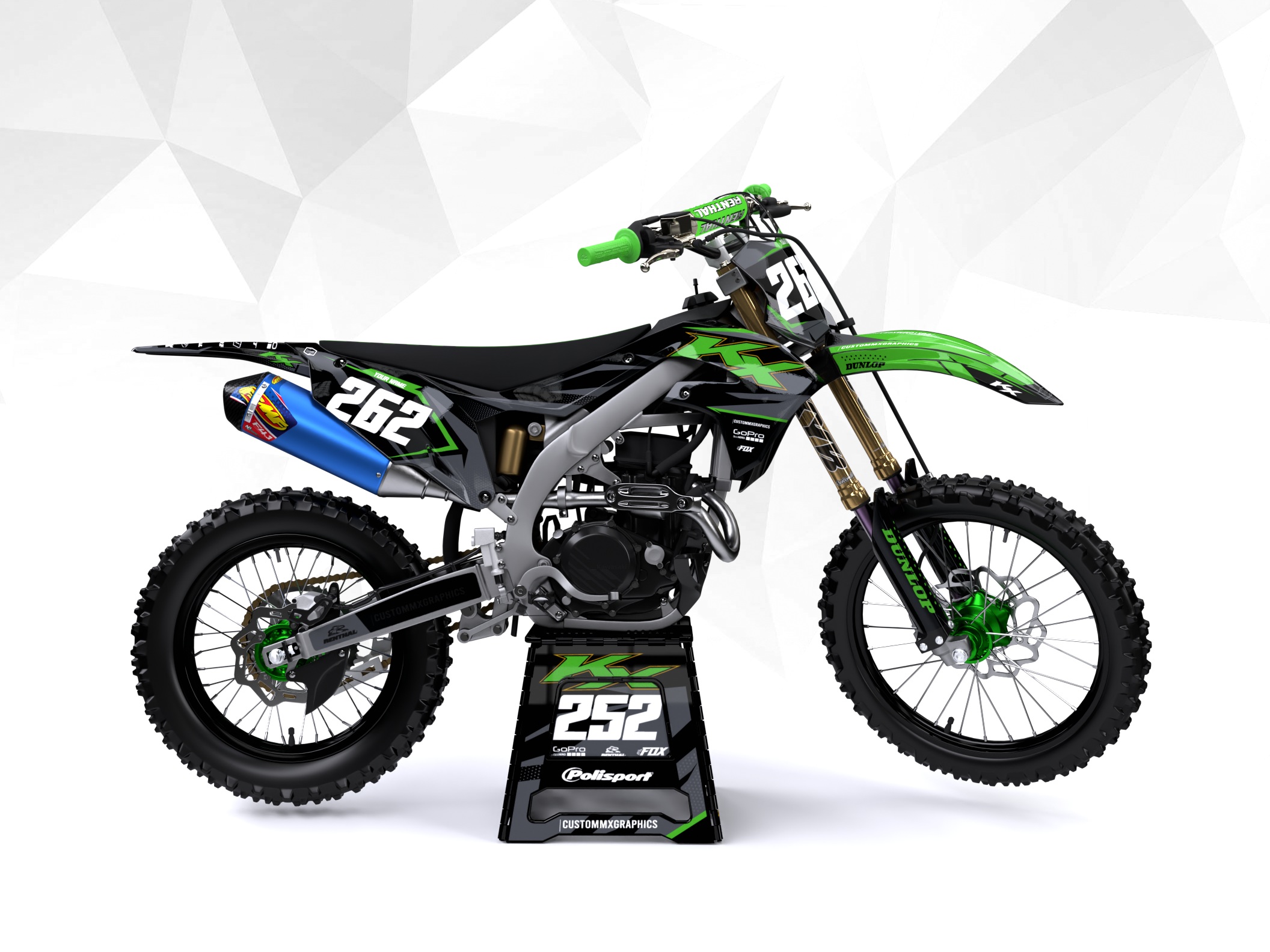KXF Beasty Graphics Kit – Custom MX – The Home Of Semi-Custom Graphics