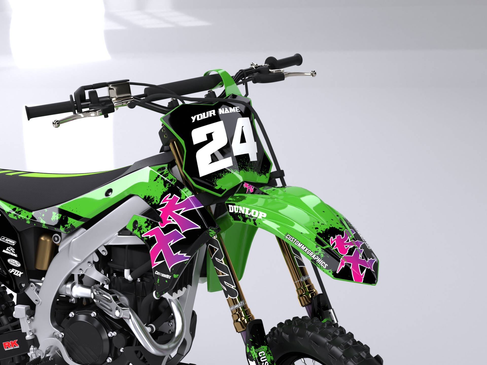 KXF Throwback Graphics Kit – Custom MX – The Home Of Semi-Custom Graphics