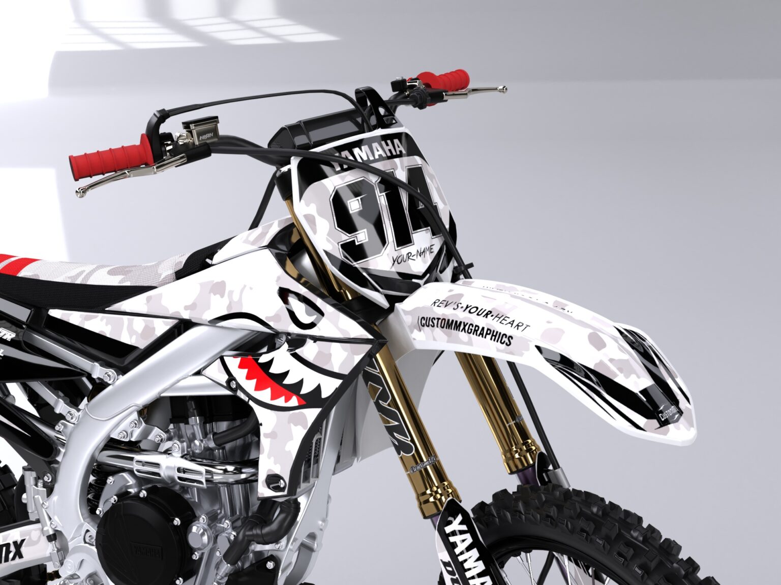 Bomber Series – Yamaha YZ/YZF/WR Graphics Kit – Custom MX – The Home Of ...