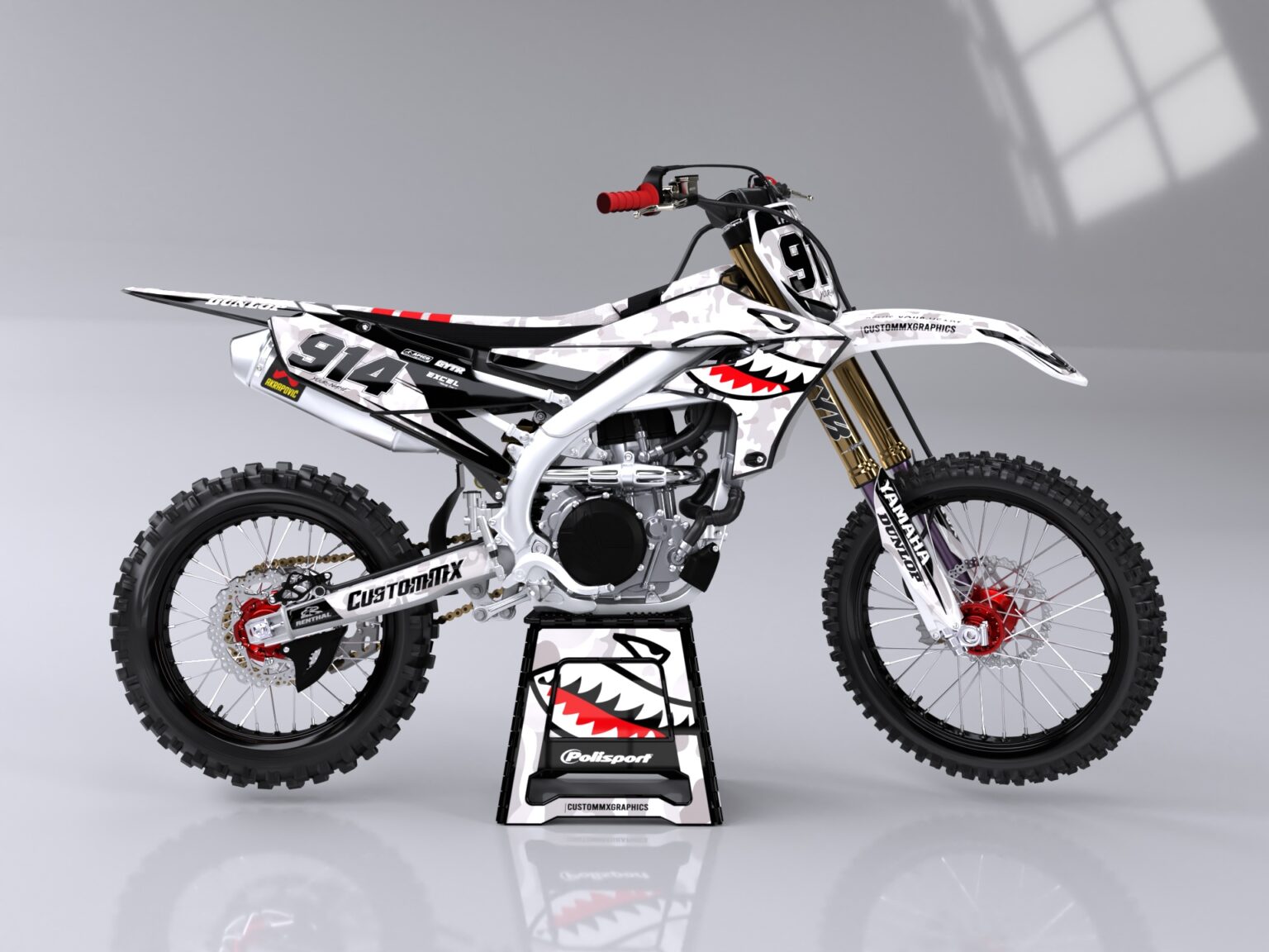 Bomber Series – Yamaha YZ/YZF/WR Graphics Kit – Custom MX – The Home Of ...