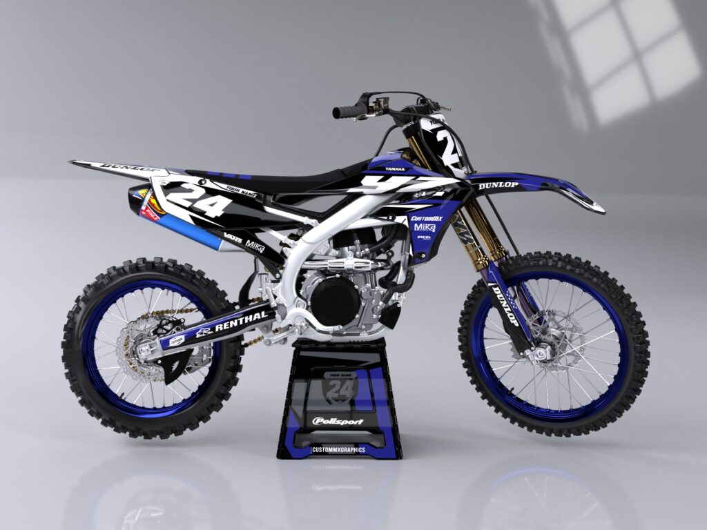 Enrage(WH) Series – Yamaha YZ/YZF/WR Graphics Kit – Custom MX – The ...