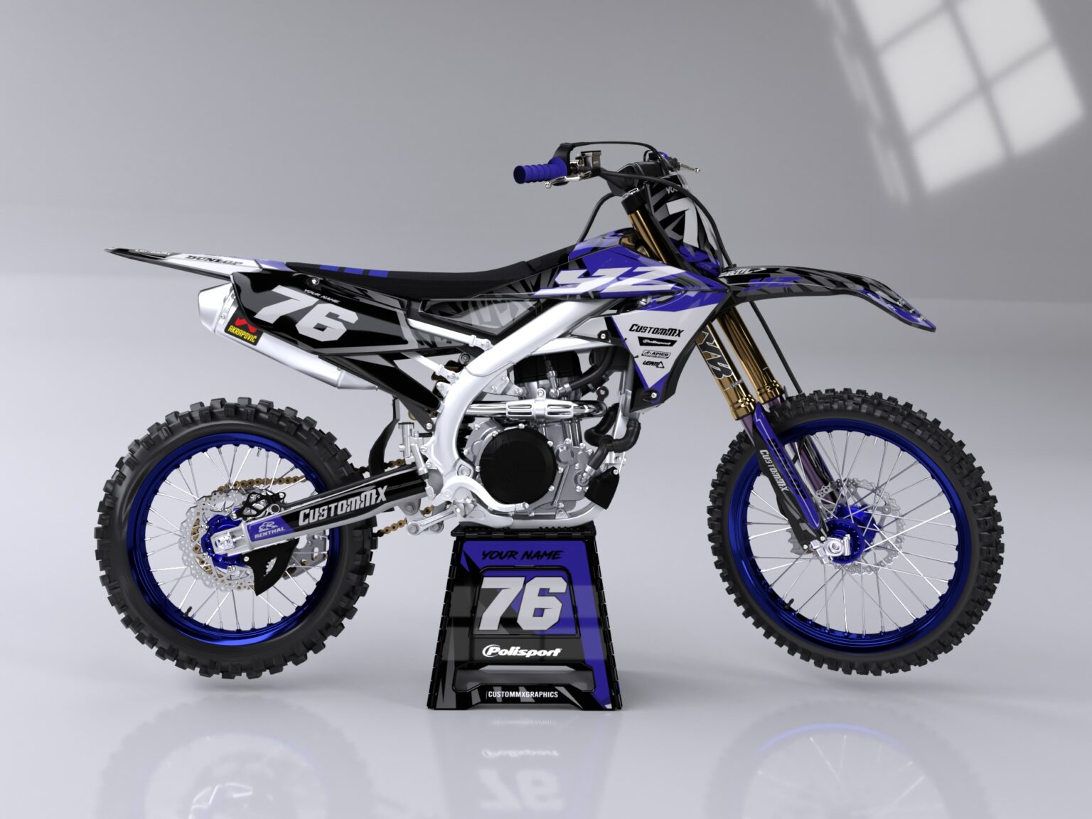 Shatter Series – Yamaha YZ/YZF/WR Graphics Kit – Custom MX – The Home ...