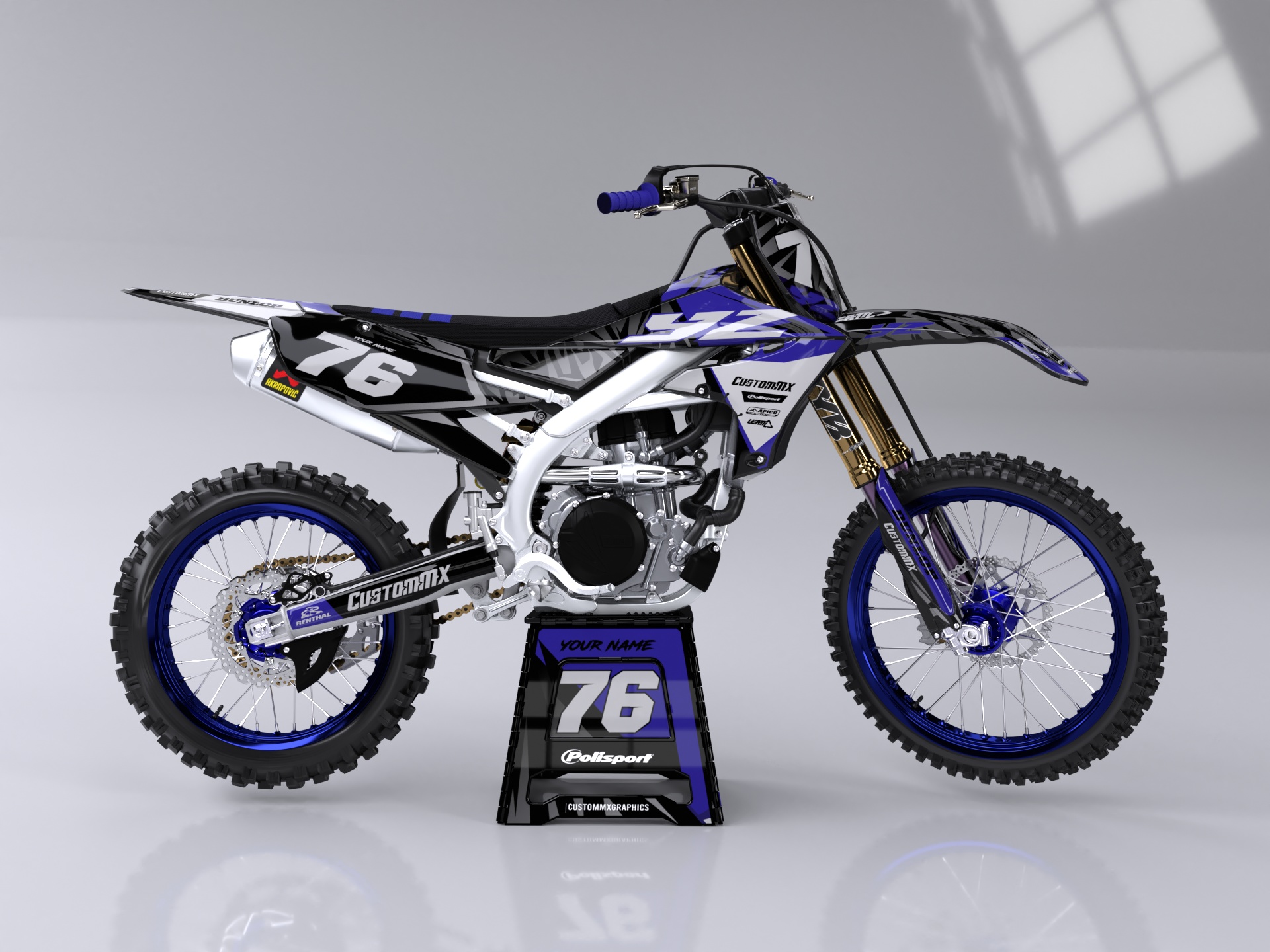 Shatter Series – Yamaha YZ/YZF/WR Graphics Kit – Custom MX – The Home ...