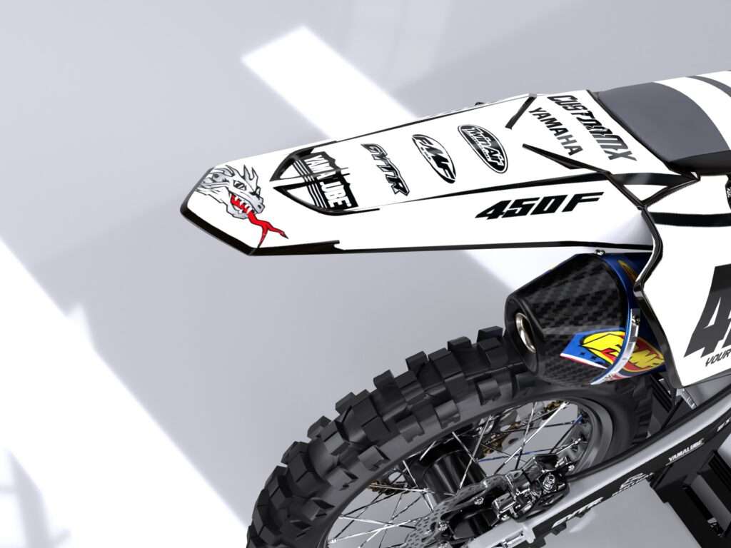 Troy(BLACK) – Yamaha YZ/YZF/WR Graphics Kit – Custom MX – The Home Of ...