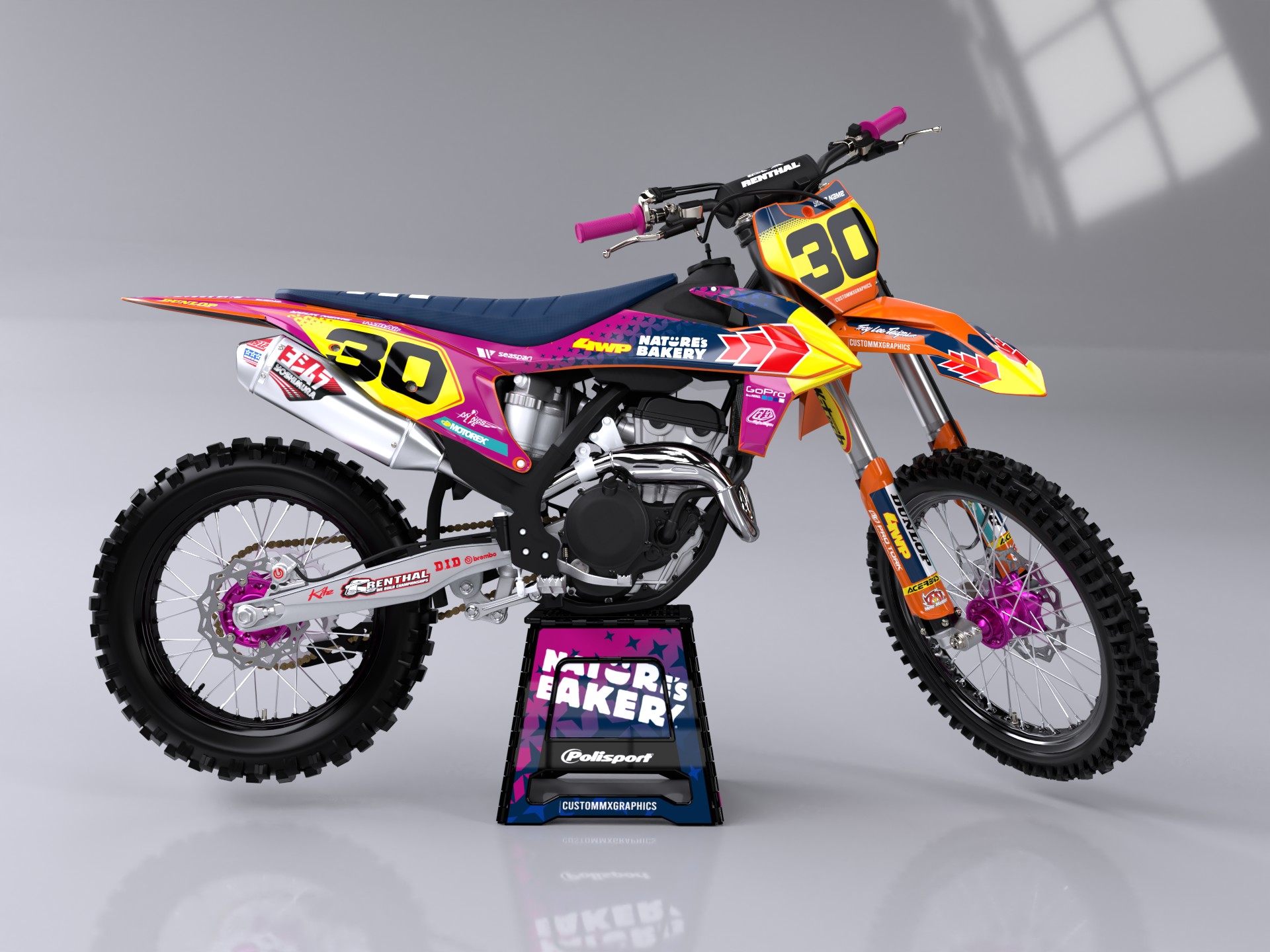TLDInspired SERIES – KTM SX/SXF/EXC/EXC-F Graphics Kit – Custom MX ...