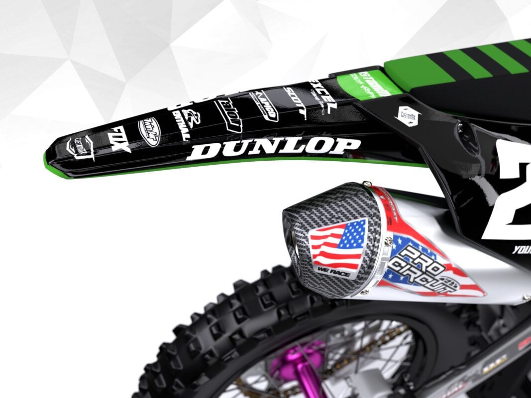 KXF RetroDark Graphics Kit – Custom MX – The Home Of Semi-Custom Graphics