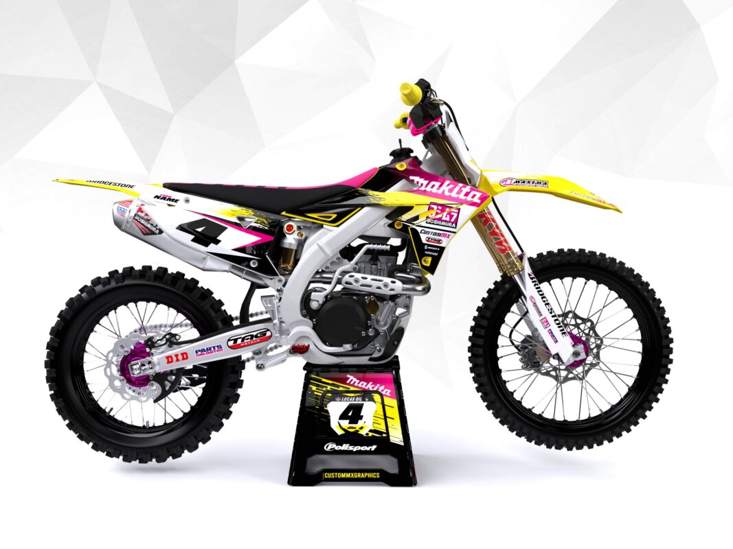 ThrowbackMG Series – Suzuki RM / RMZ Graphics Kit – Custom MX – The ...