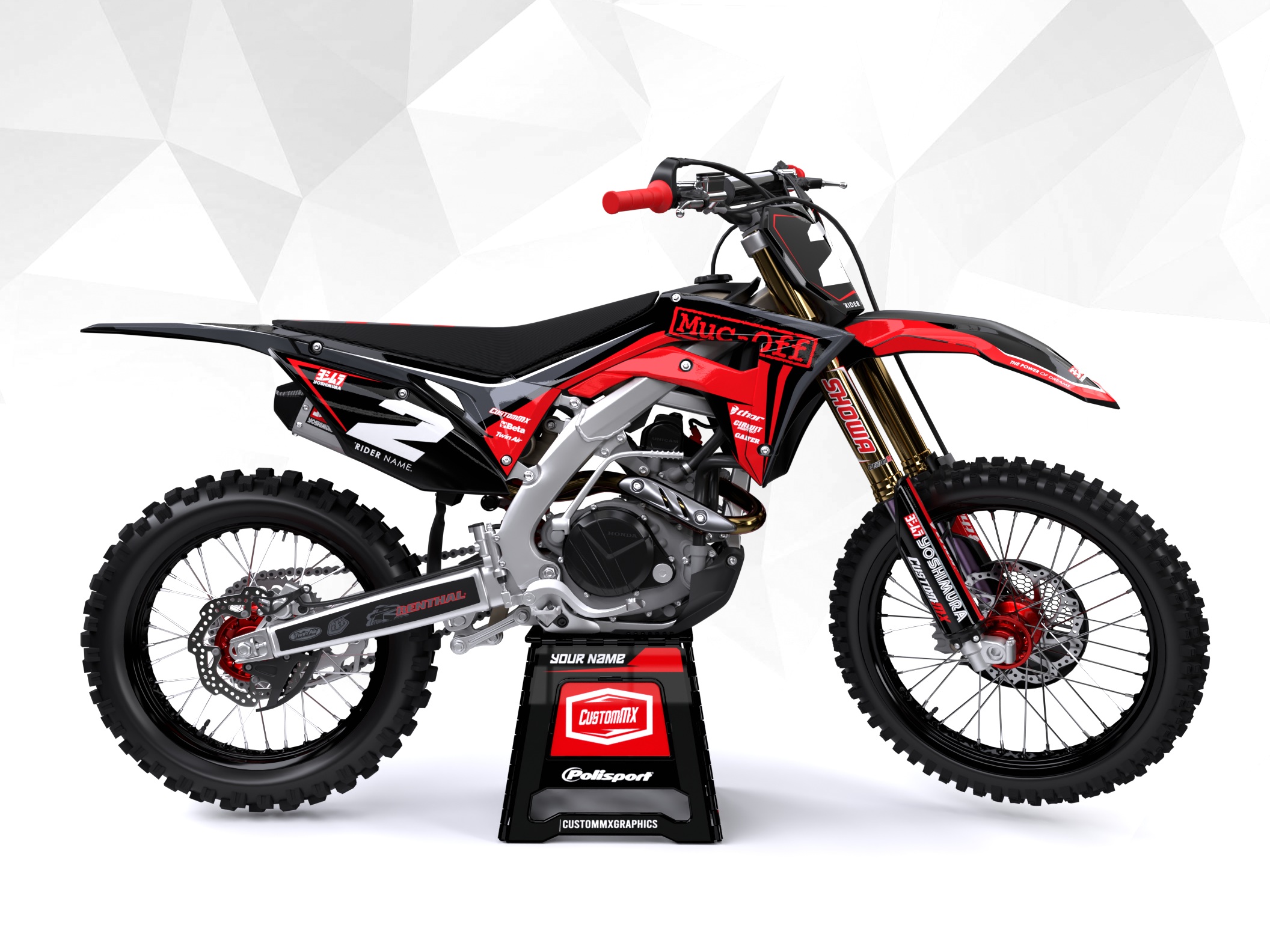 Lightning Series – Honda CR / CRF Graphics Kit – Custom MX – The Home ...